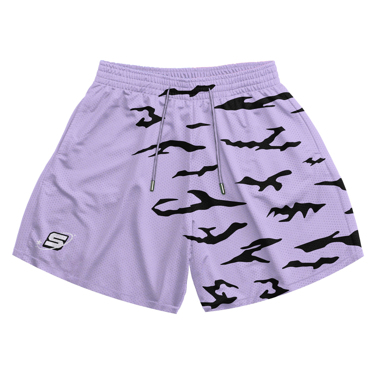 Cursed Mark Anime Mesh Shorts- Black/Purple – The Jersey Nation