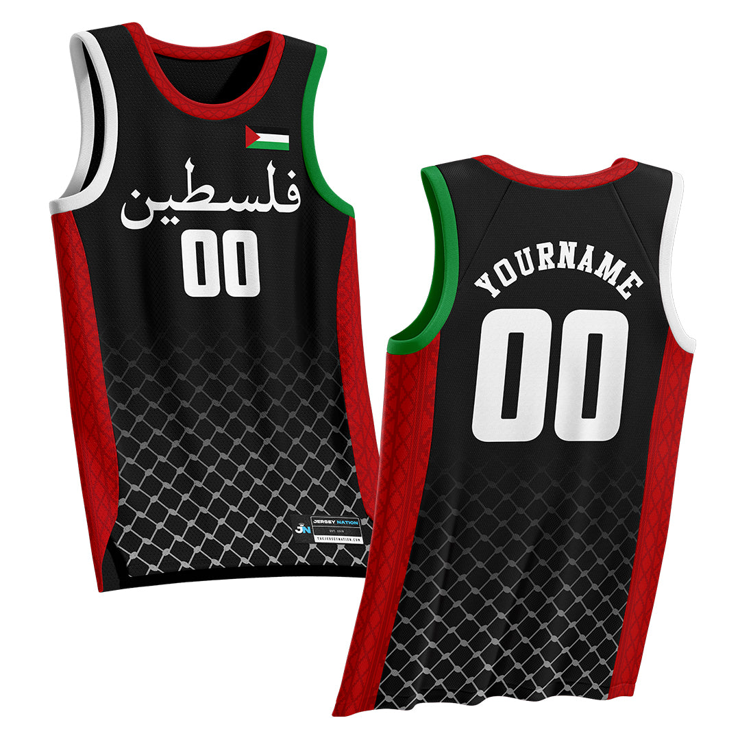 Palestine Custom Basketball Jersey – The Jersey Nation