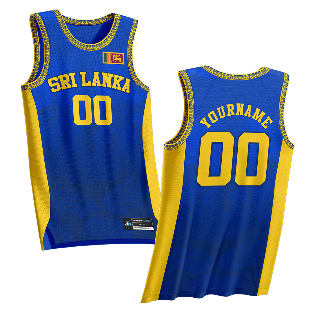 Sri Lanka Custom Basketball Jersey – The Jersey Nation