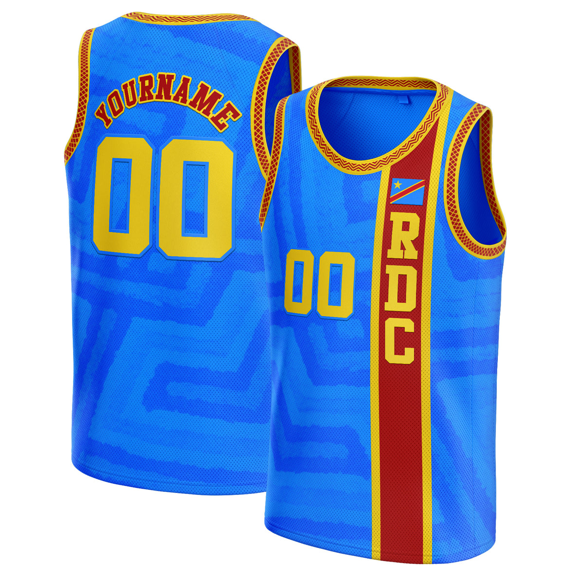 Democratic Republic of Congo Custom Basketball Jersey – The Jersey Nation