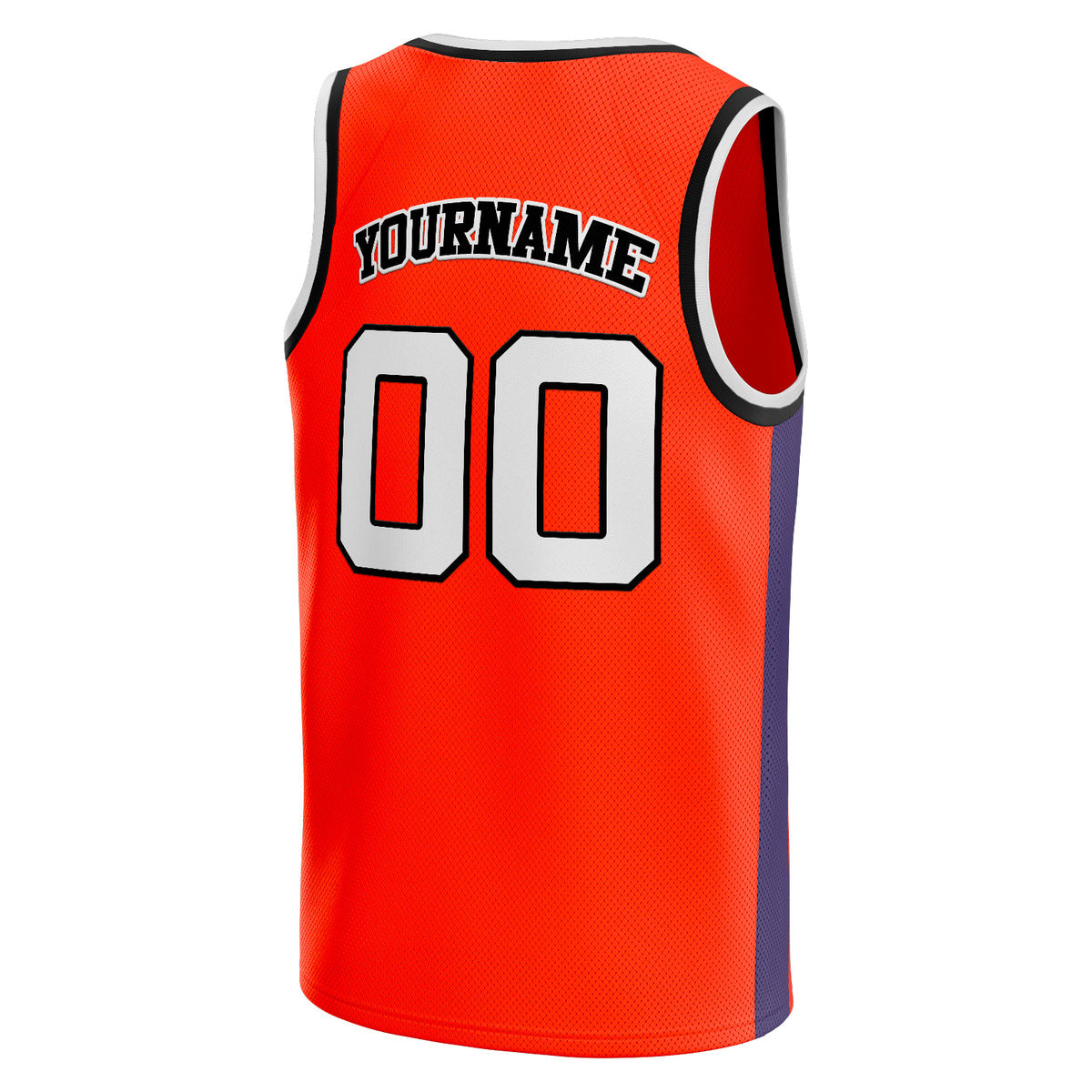 Orange White-Black Custom Basketball Jersey – The Jersey Nation