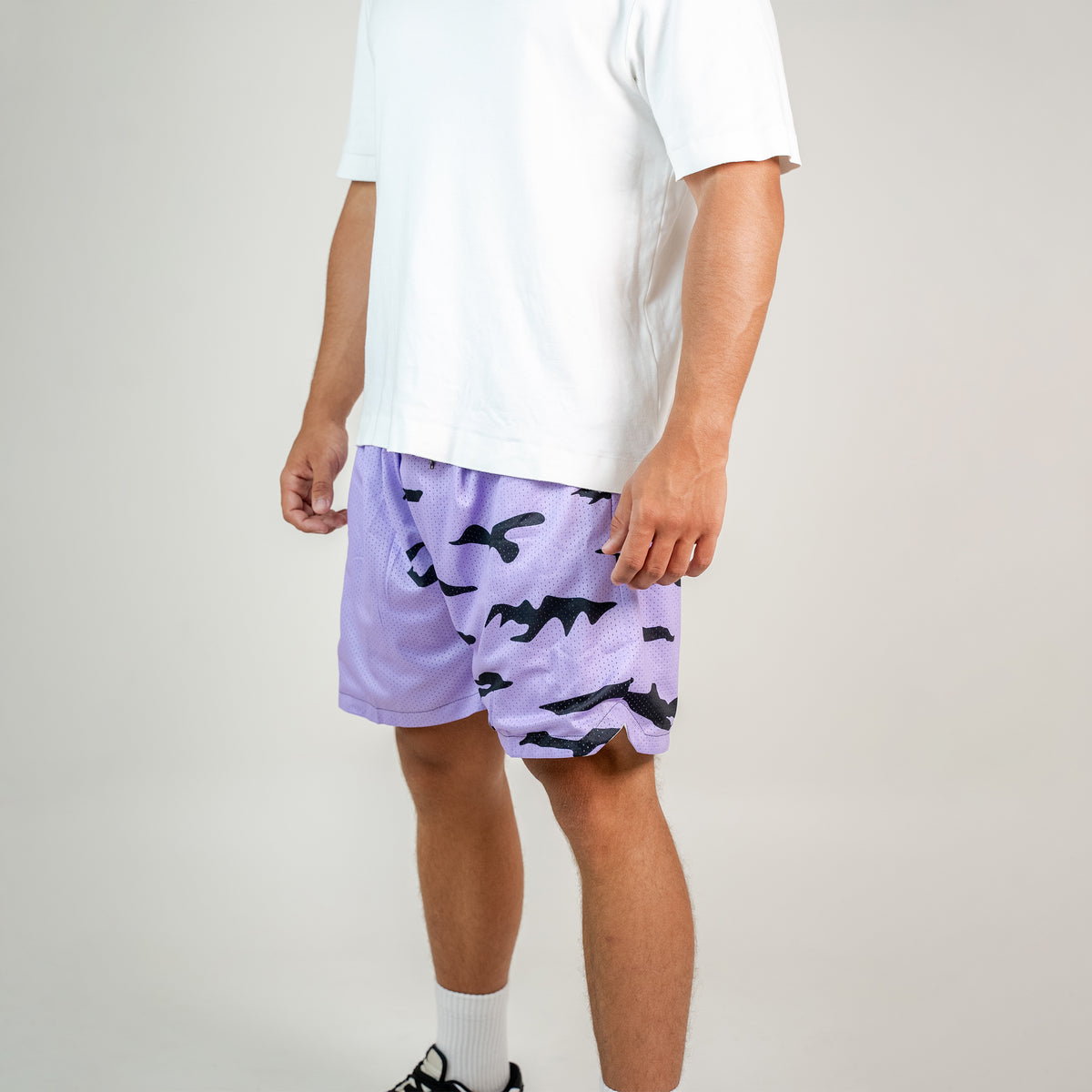 Cursed Mark Anime Mesh Shorts - Purple/Black – The Jersey Nation